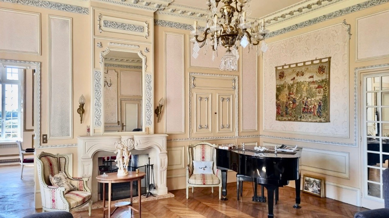 Small chateau in Normandy, France